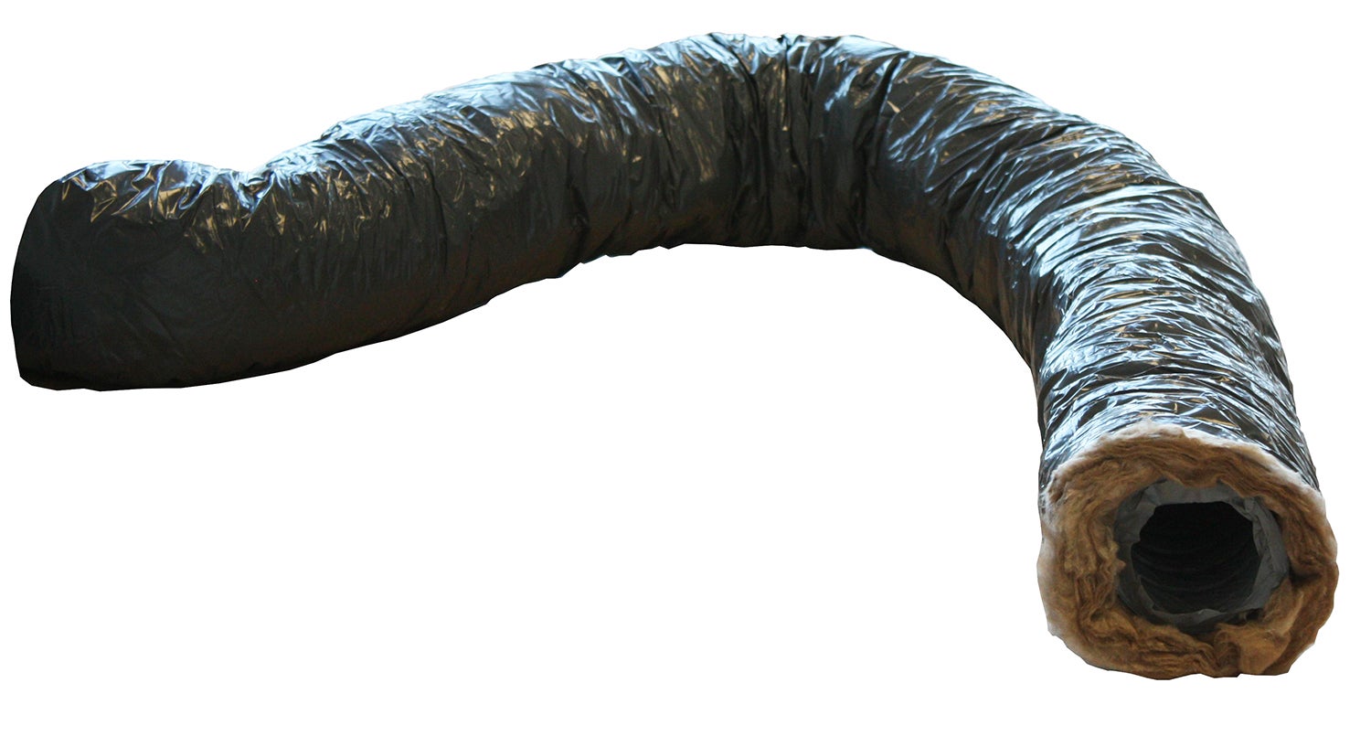 Gaine pvc - souple - isolée - unelvent ecosoft - 150 mm - 25 mm - 6 ...