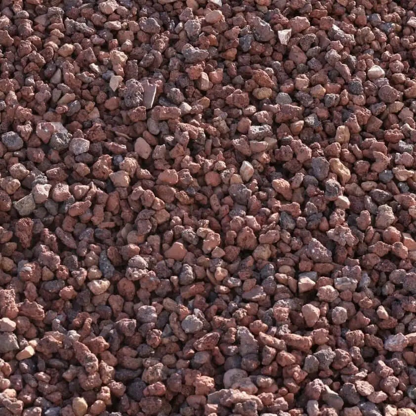 Grava Volcánica Roja / Big bag 1.000 L. | 1 m³ / 5-10 mm | Leroy Merlin