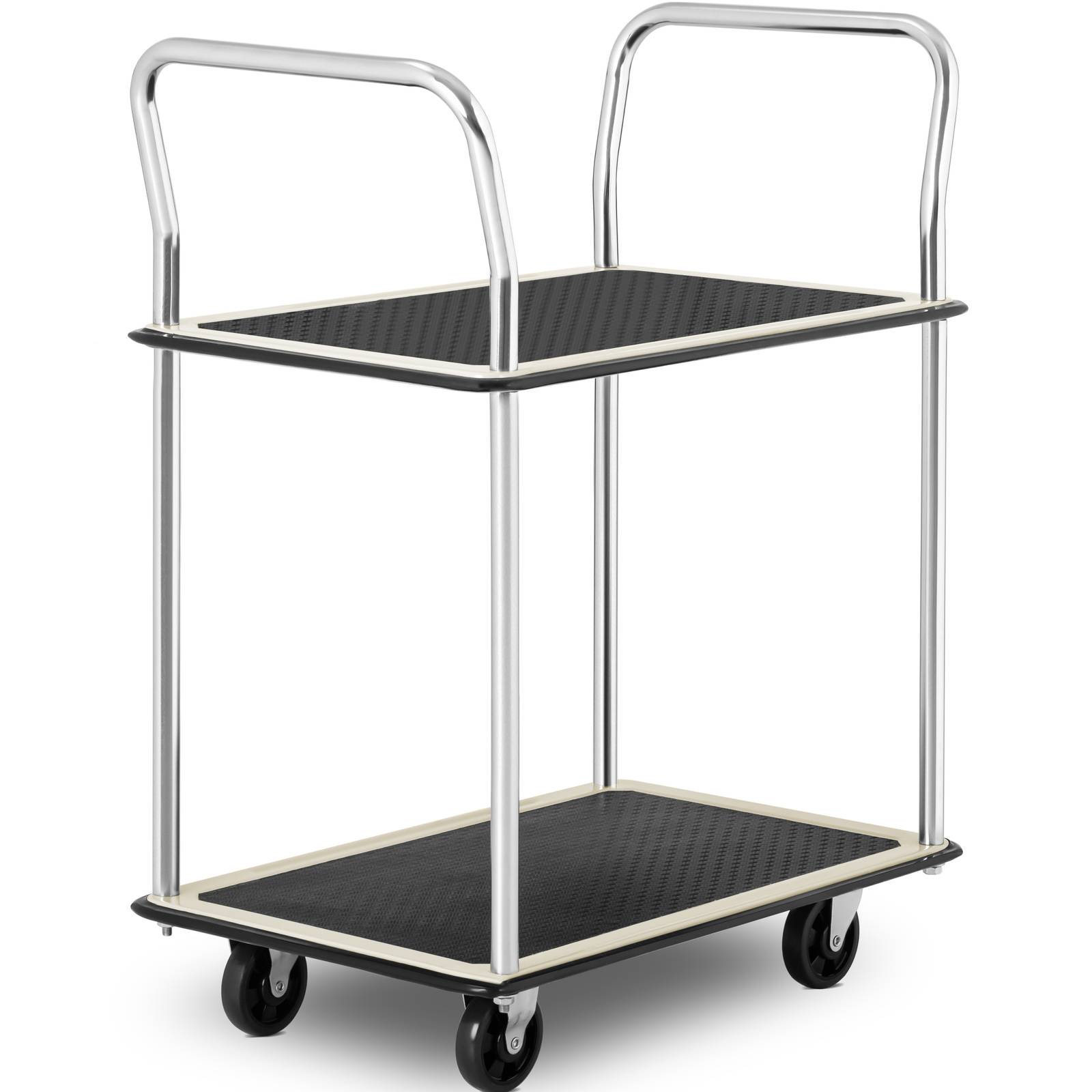 Chariot de manutention - MSW - 2 plateaux - Taille des plateaux: 72 x ...