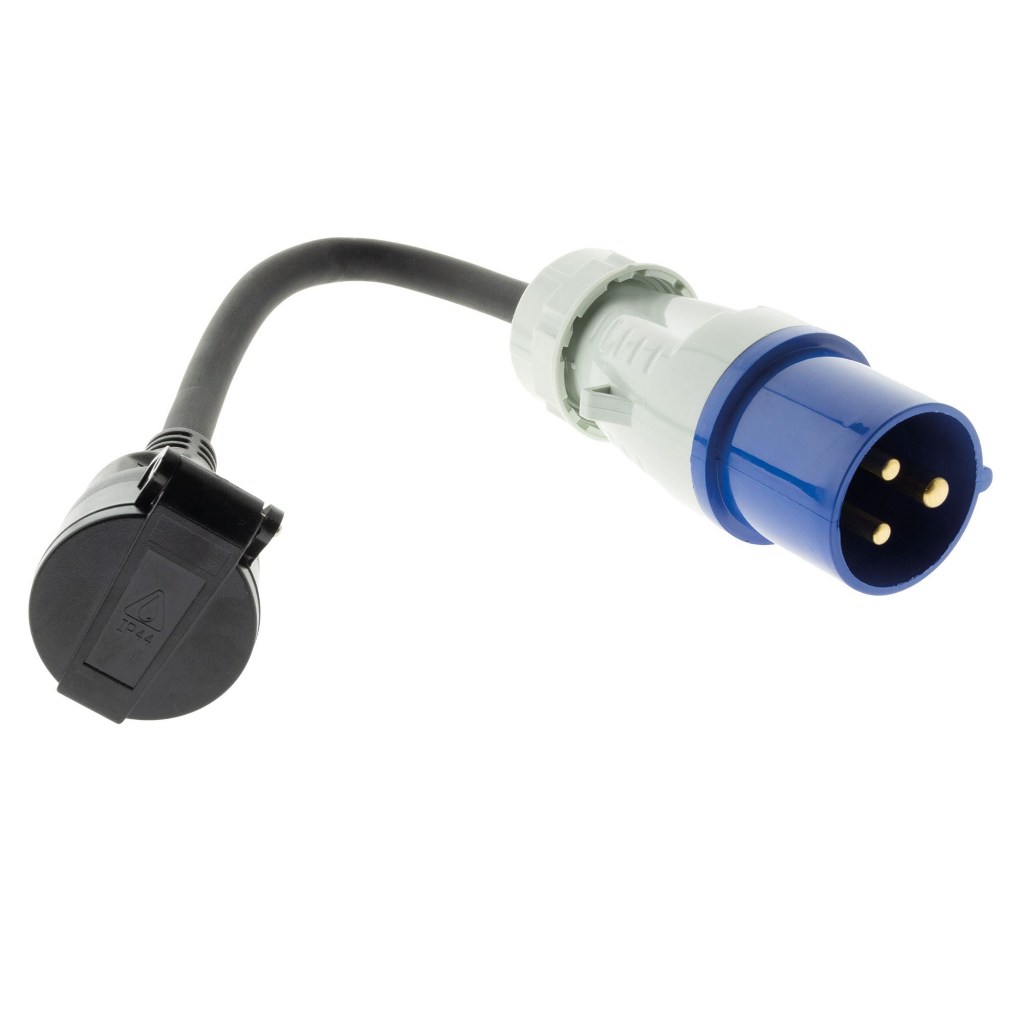 Adaptador caravana 16 A hembra a CEE17 3g2,5 mm² macho, ZENITECH ...