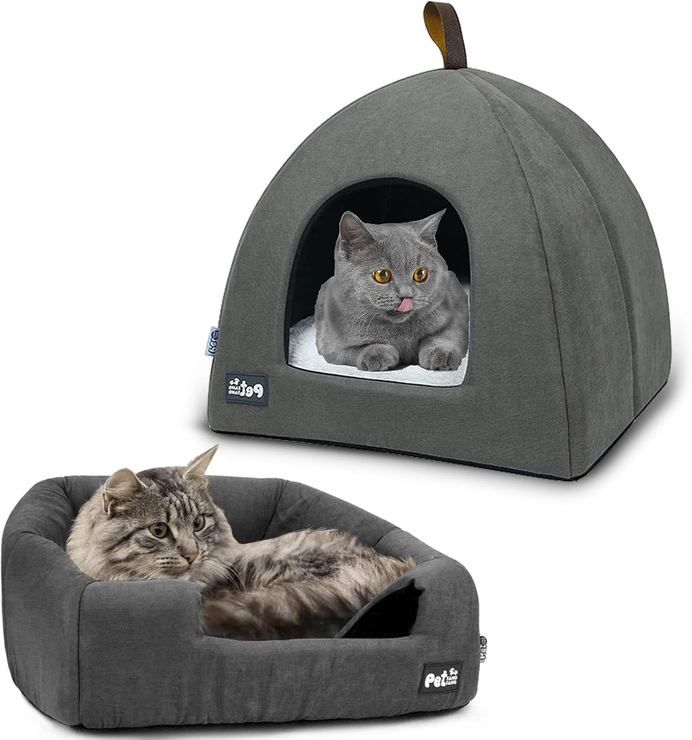 Niche Chat, Niche pour Chat Interieur, Polaire Pet Tente, Maison ...