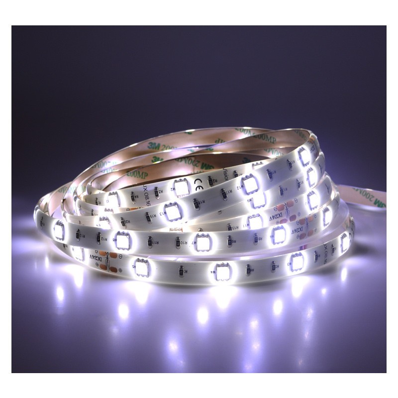 Bandeau LED 6000K 5 m 30 LED/m 36W IP65 - 24 V PU | Leroy Merlin