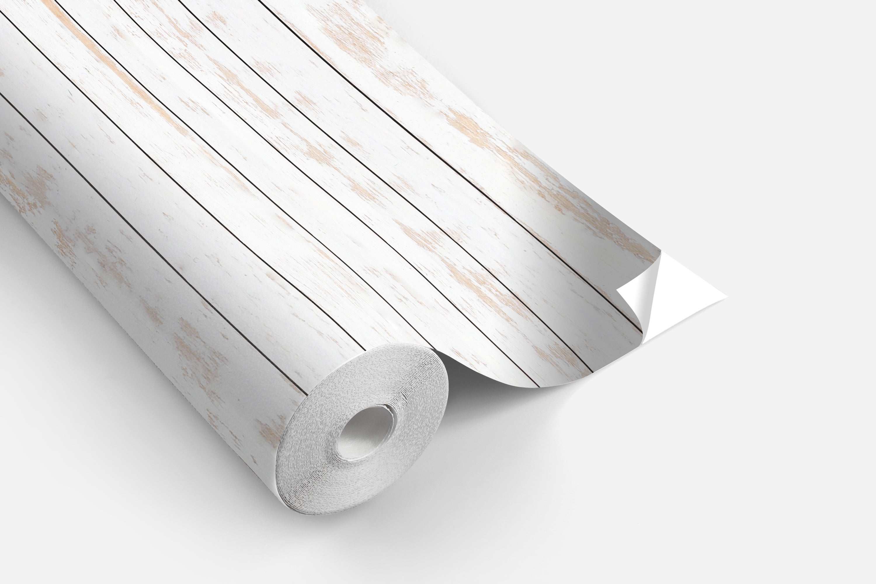 Rollo sticker Tablas Blancas 100x100 cm | Leroy Merlin