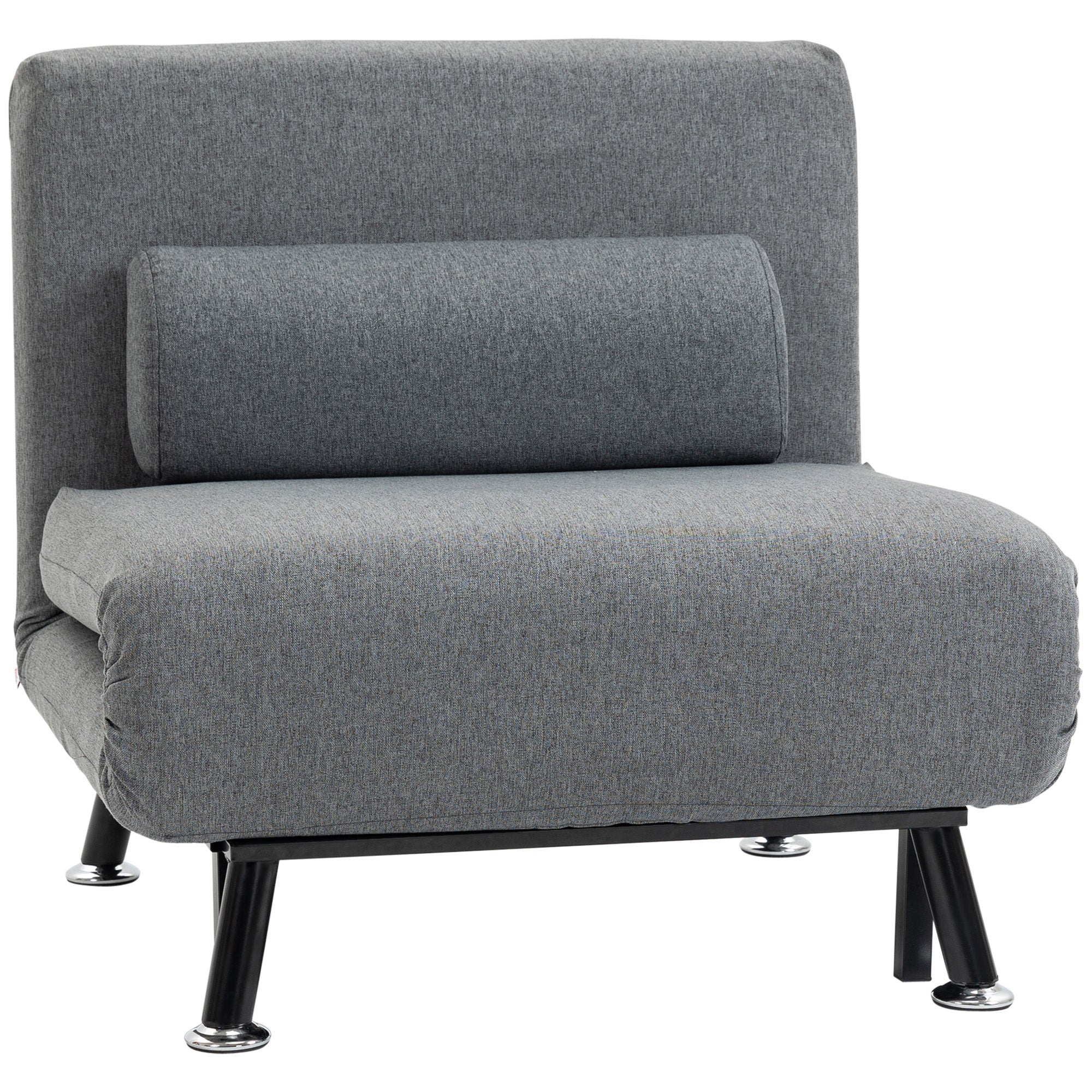 Chauffeuse convertible tissu 1 place HOMCOM | Leroy Merlin