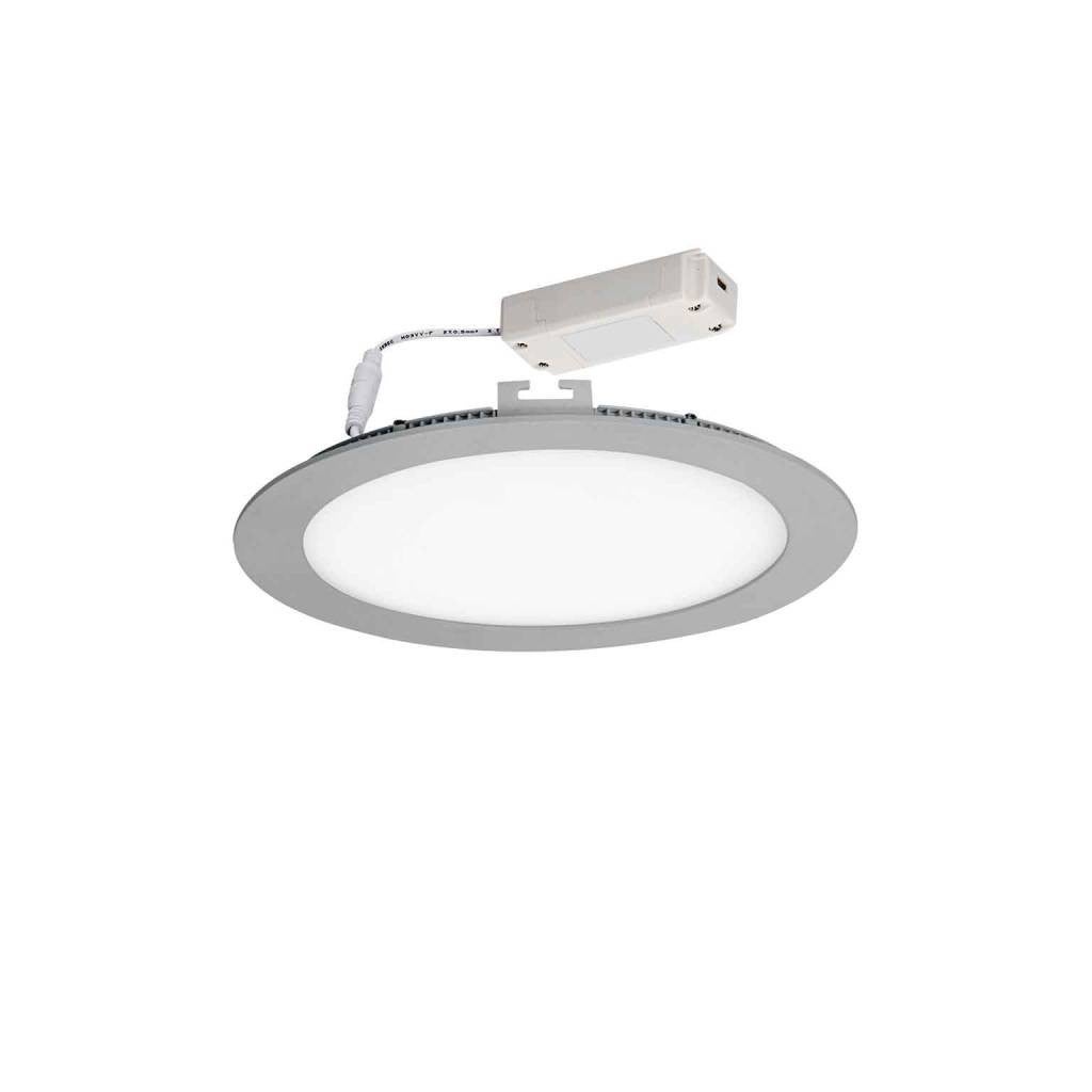 Panel LED 18W 1300lm 110° IP44 Ø224 - Blanco Neutro 4000K | Leroy Merlin