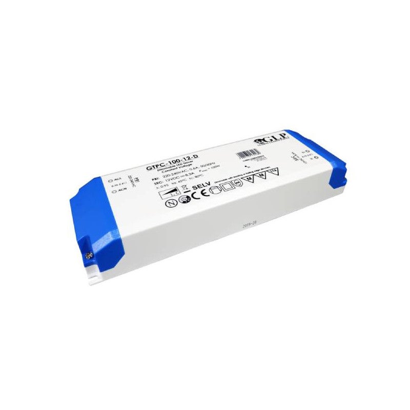 Alimentation LED 12V 100W Dimmable 8,3A | Leroy Merlin