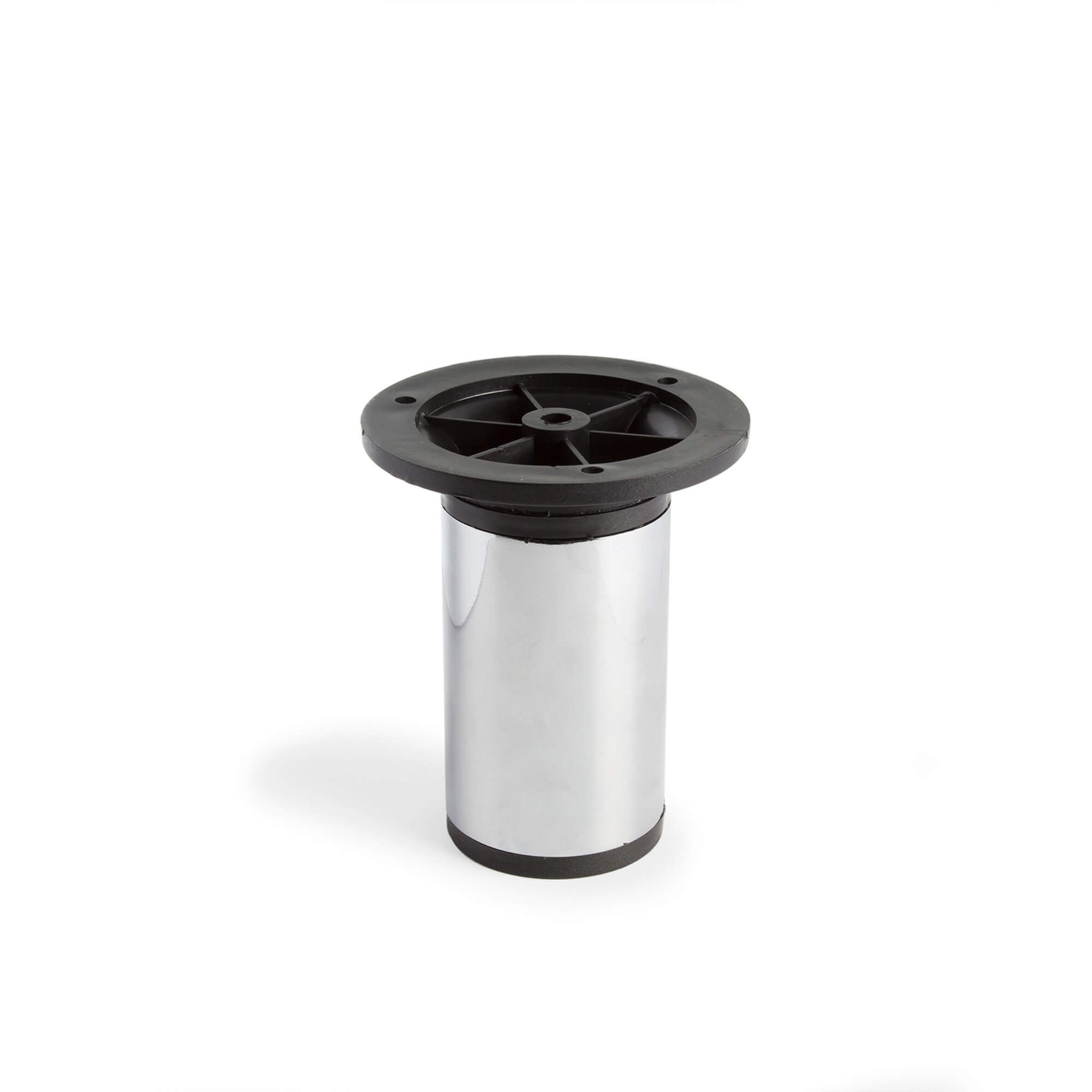 Pied de meuble réglable | Style fonctionnel | En fer | Finition chromée ...