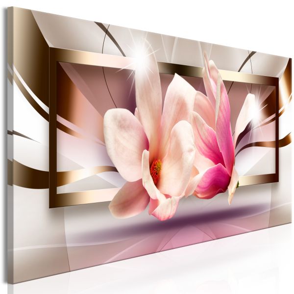 Tableau Flowers outside the Frame (1 Part) Narrow 150x50 cm | Leroy Merlin