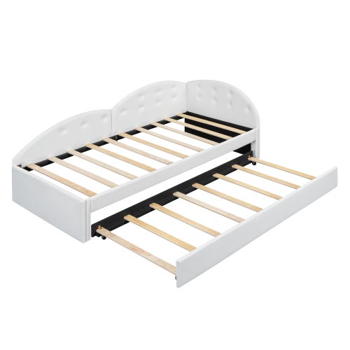 Divano letto 90 x 200 cm, dotato di letto estraibile, design elegante e ...