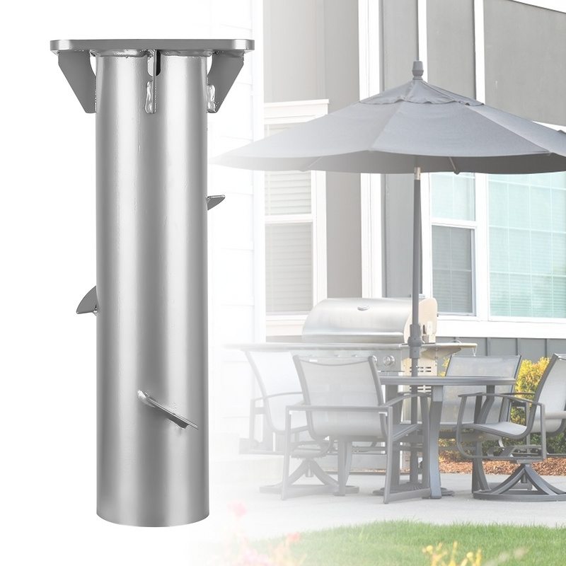 Support de parasol pour ancrage au sol - Métal - Douille de sol ...