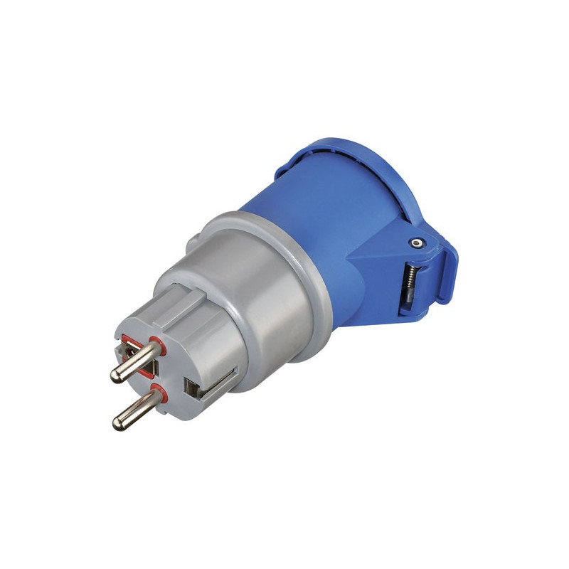 ADAPT MALE 16A VERS FEMELLE IEC 16A 2P ELECTRALINE - 80861 | Leroy Merlin