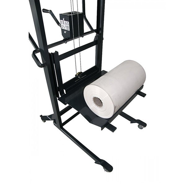 Gerbeur manuel avec plateau porte bobine transversal - Levée max 1750 ...