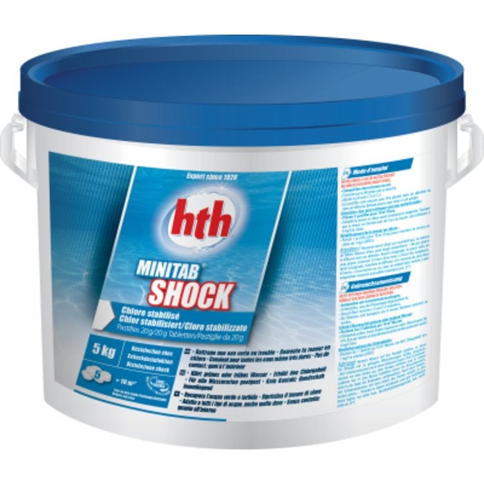 Chlore stabilisé Minitab Shock - Hth - 5 kg | Leroy Merlin