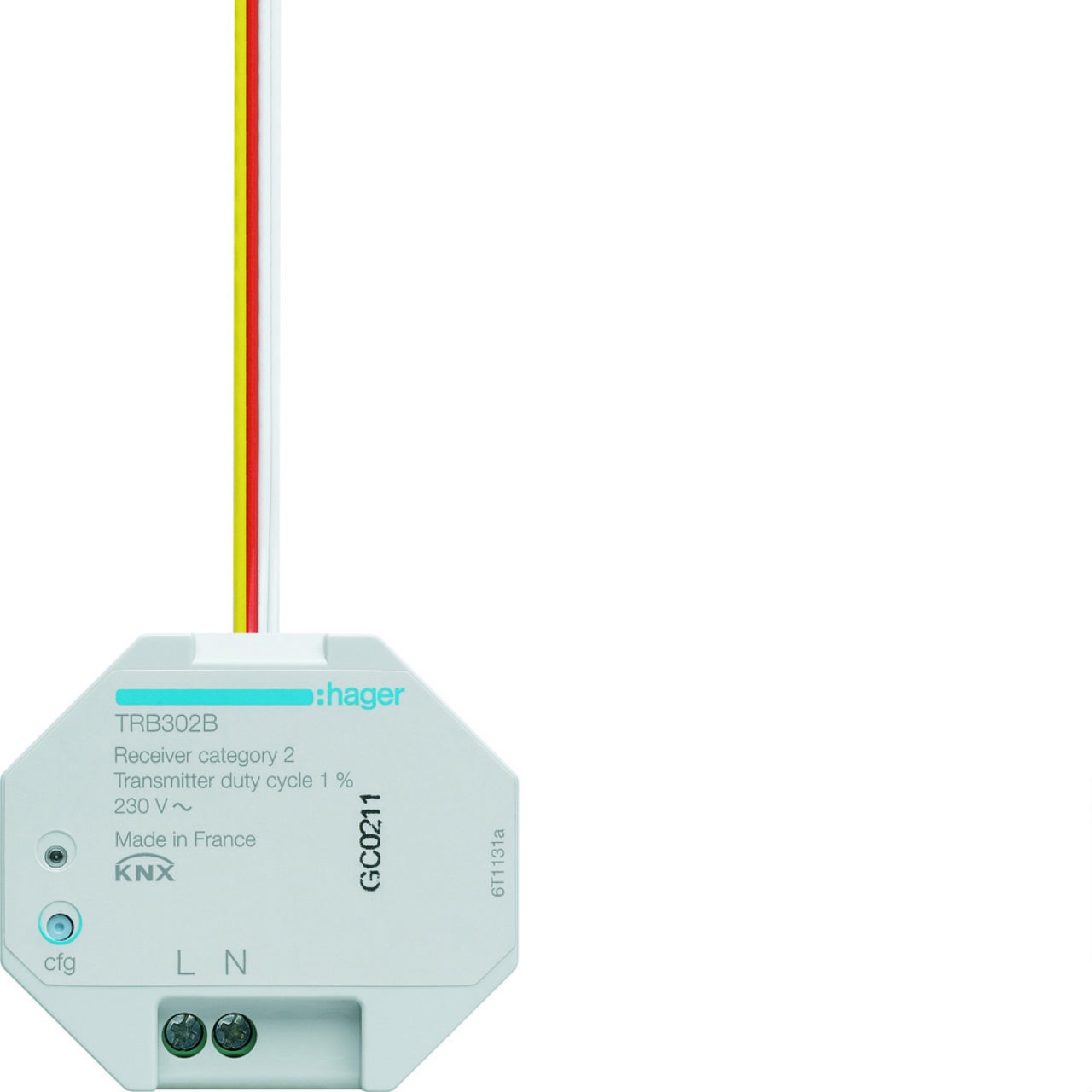 Module 2 entrées - 230v - encastré - radio - hager tebis trb302b ...