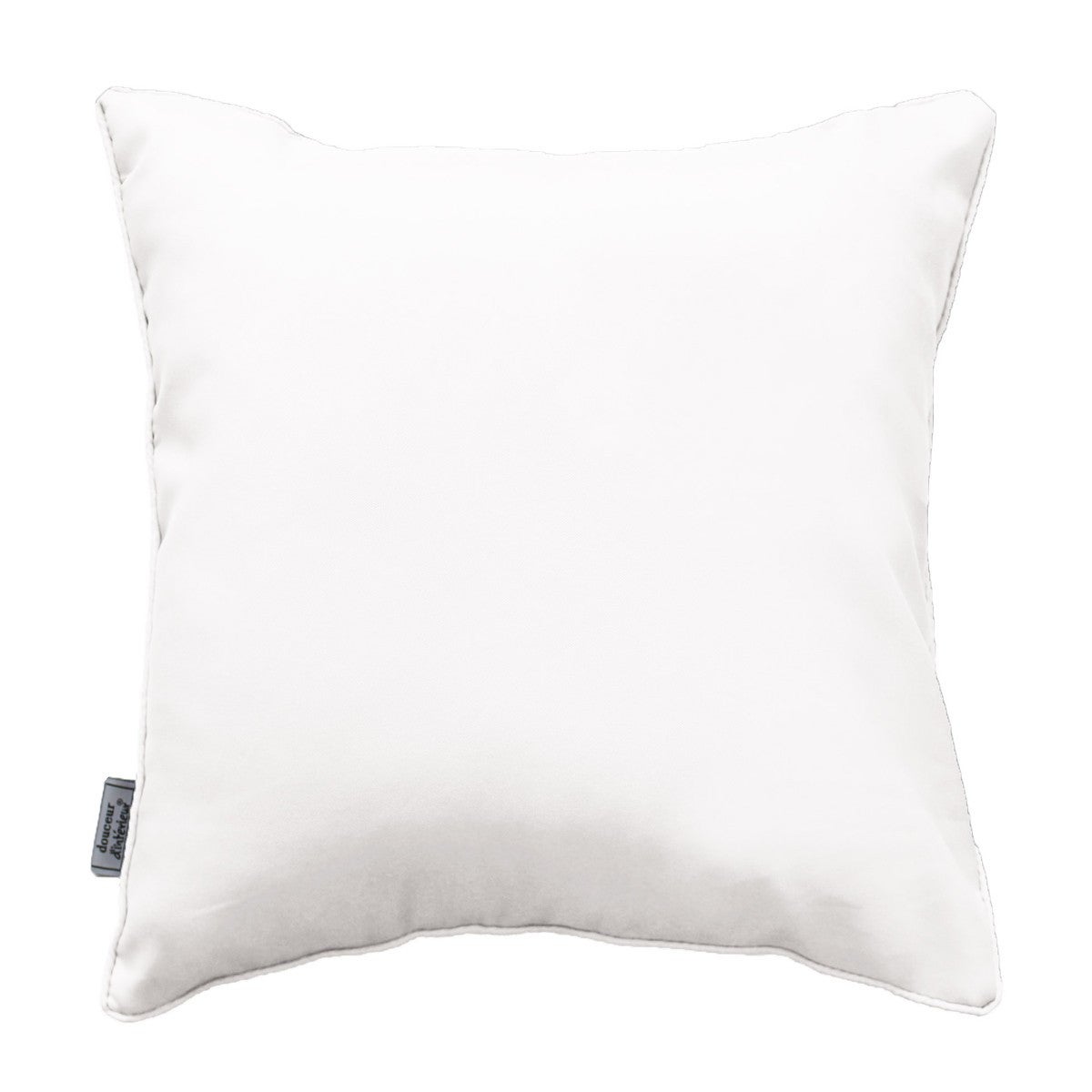 Coussin Déco "Essentiel" 40x40cm Blanc | Leroy Merlin