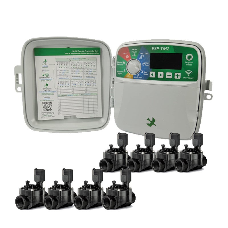 Programmateur d'arrosage extérieur 8 zones Rain Bird ESP-TM2 | Arrosage ...
