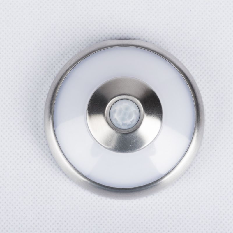 Paris Prix - Spot Led Pour Meuble "lili" 7cm Argent & Blanc | Leroy Merlin