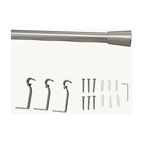 Tringle à rideau extensible avec bornes - Tringle à rideau en aluminium ...