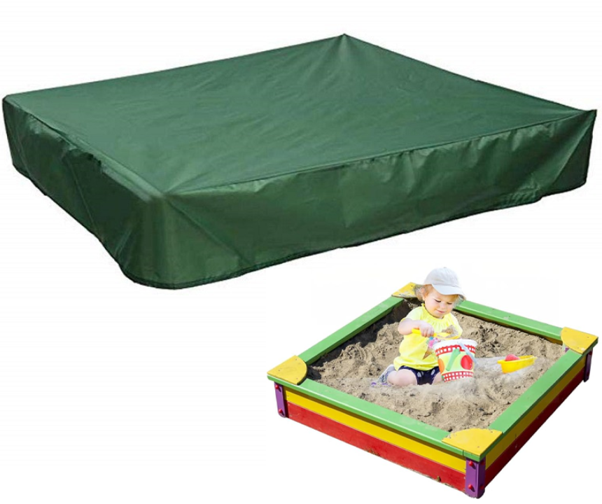Housse de protection imperméable pour bac à sable - 120x120x20Cm ...