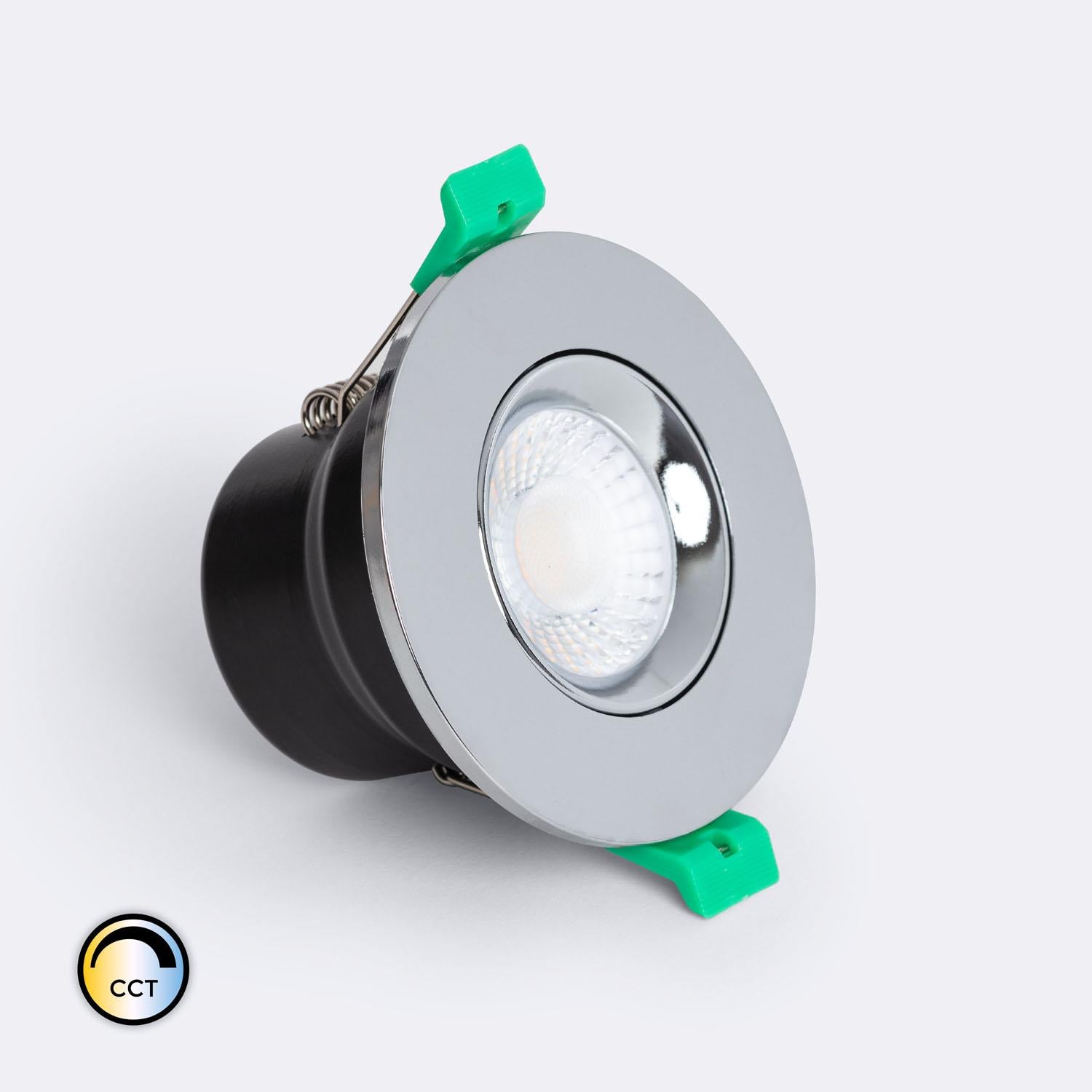 Spot Downlight Ignifuge LED 5-8W Rond Dimmable IP65 Coupe Ø 65 mm Solid ...