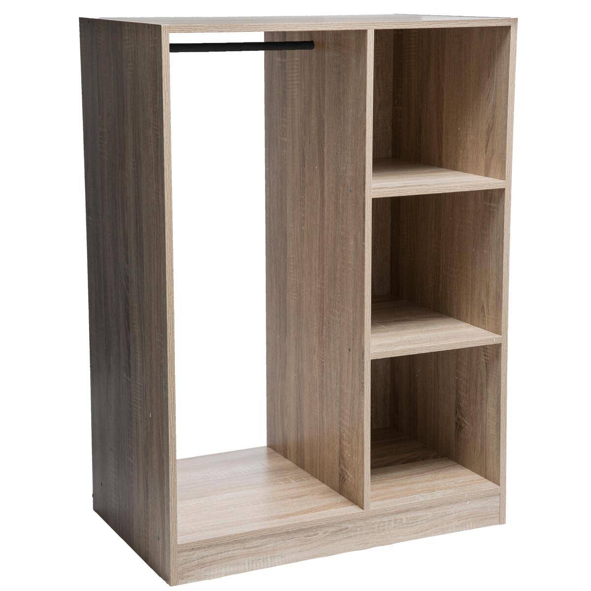 Armoire dressing penderie "mix n' modul" effet chêne naturel - 5five ...