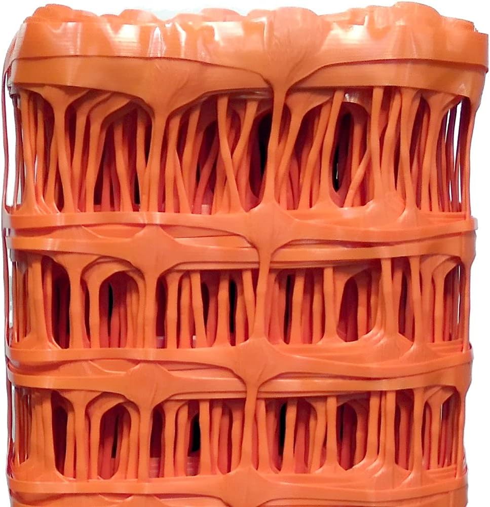 Filet orange en polyéthylène pour le balisage des zones et des ...