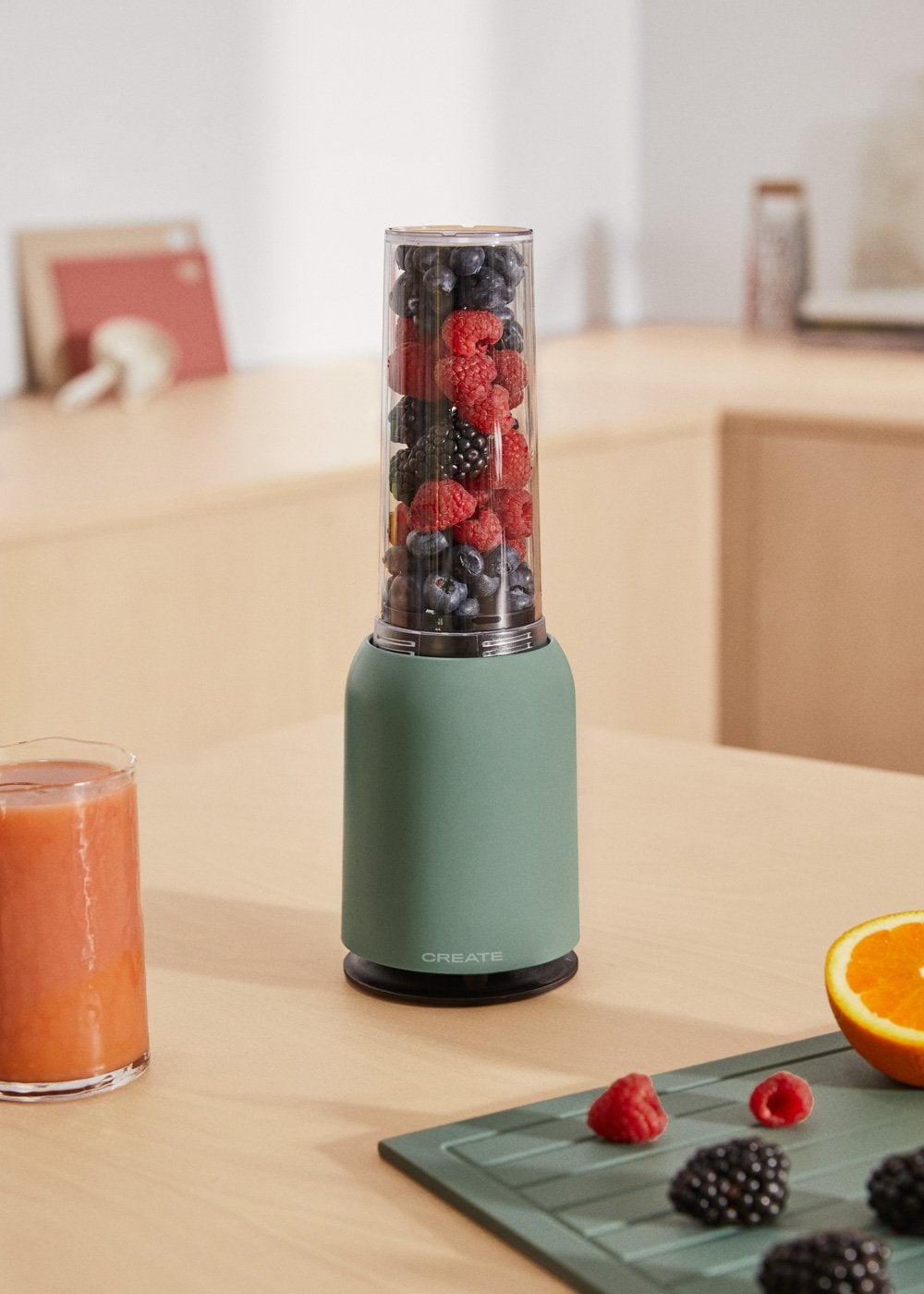 CREATE - MOI STUDIO - Blender avec verre amovible - Vert sauge | Leroy ...