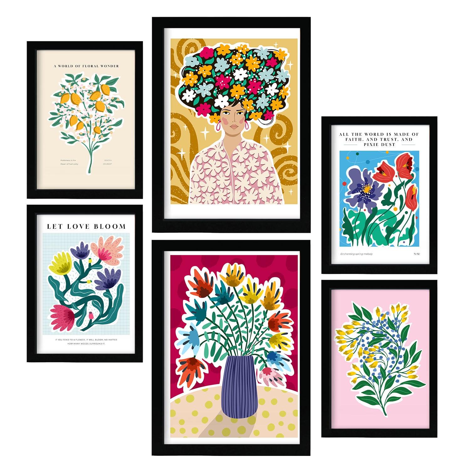 Nacnic Foglio Di Poster Impressionante Galleria D'arte Astratta Dipinti ...