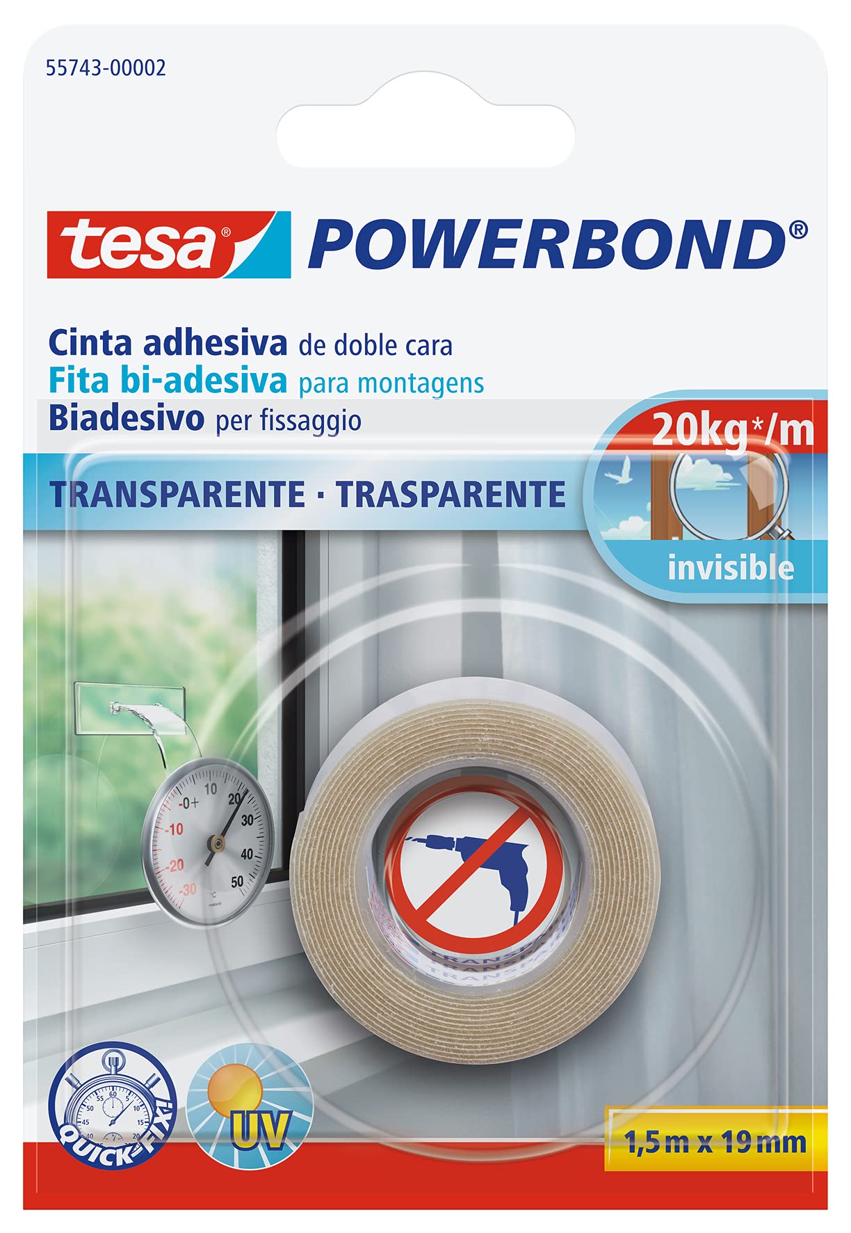 Tesa Powerbond Transparente | Leroy Merlin