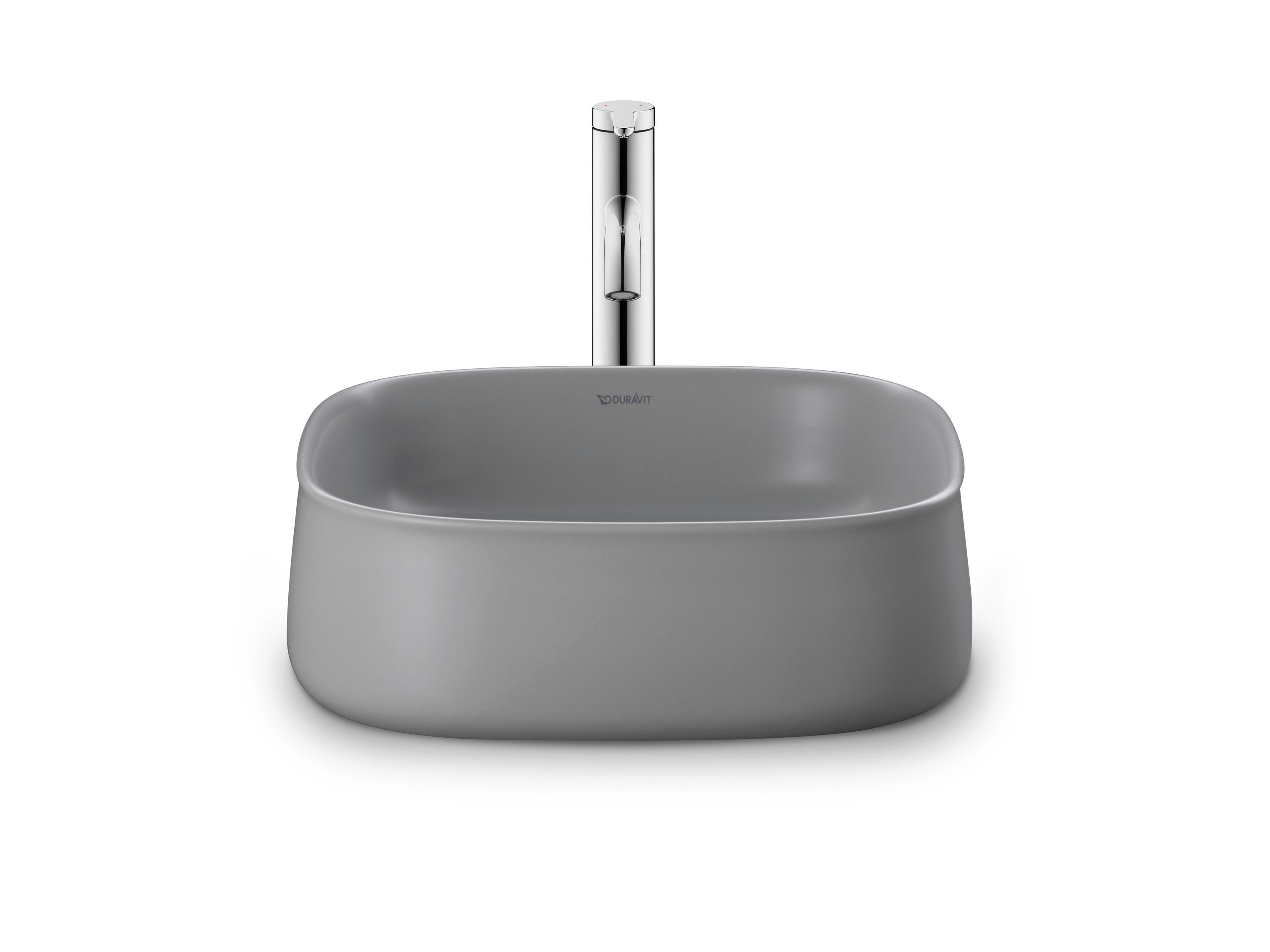 Duravit Zencha lavabo sobre encimera 420 mm, sin agujero para grifo ...