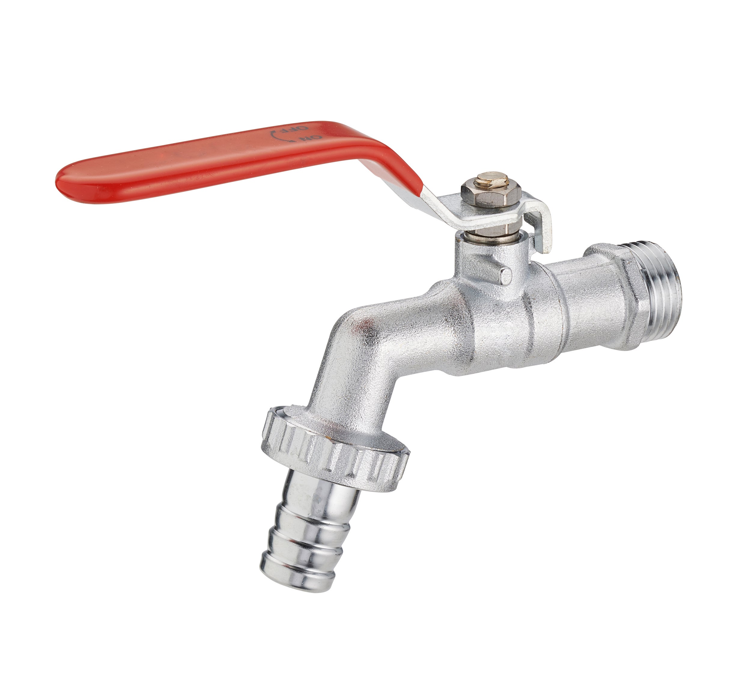 Robinet de Jardin avec Manette Plate Quart de Tour Mâle 20x27 - Mâle ...