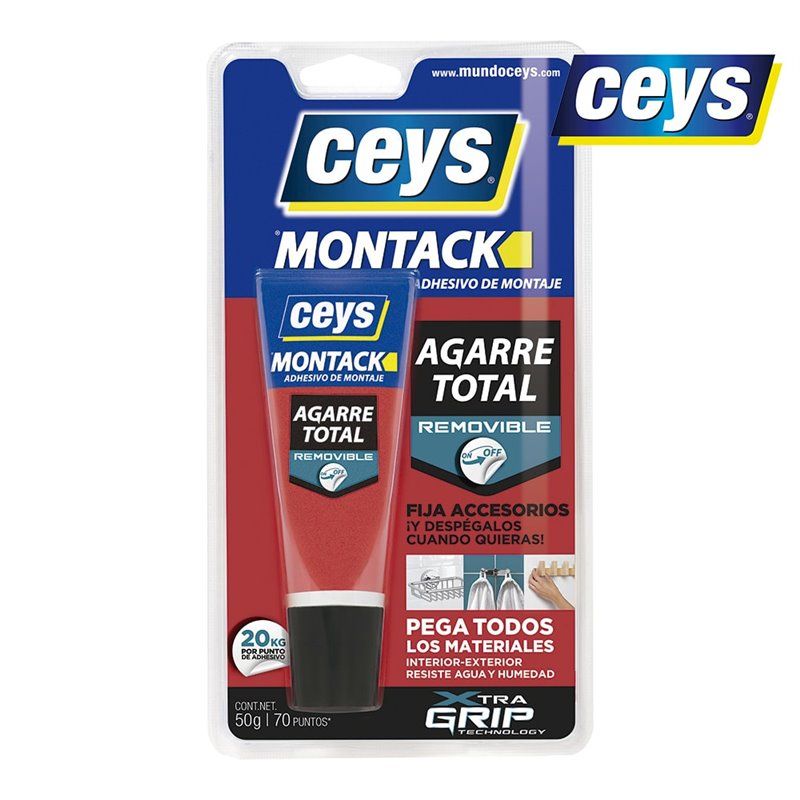 Adhésif de montage CEYS Montack - Blister amovible 50g 507250 | Leroy ...