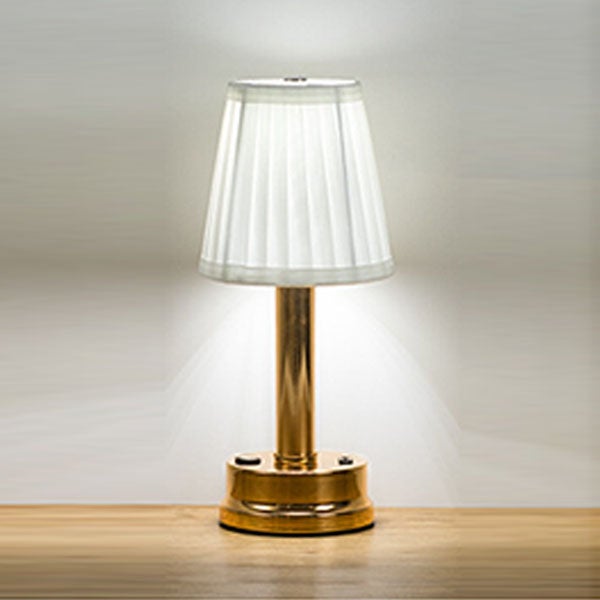 Lampe LED sans fil moderne, lumière blanche, lampe de Table dorée ...