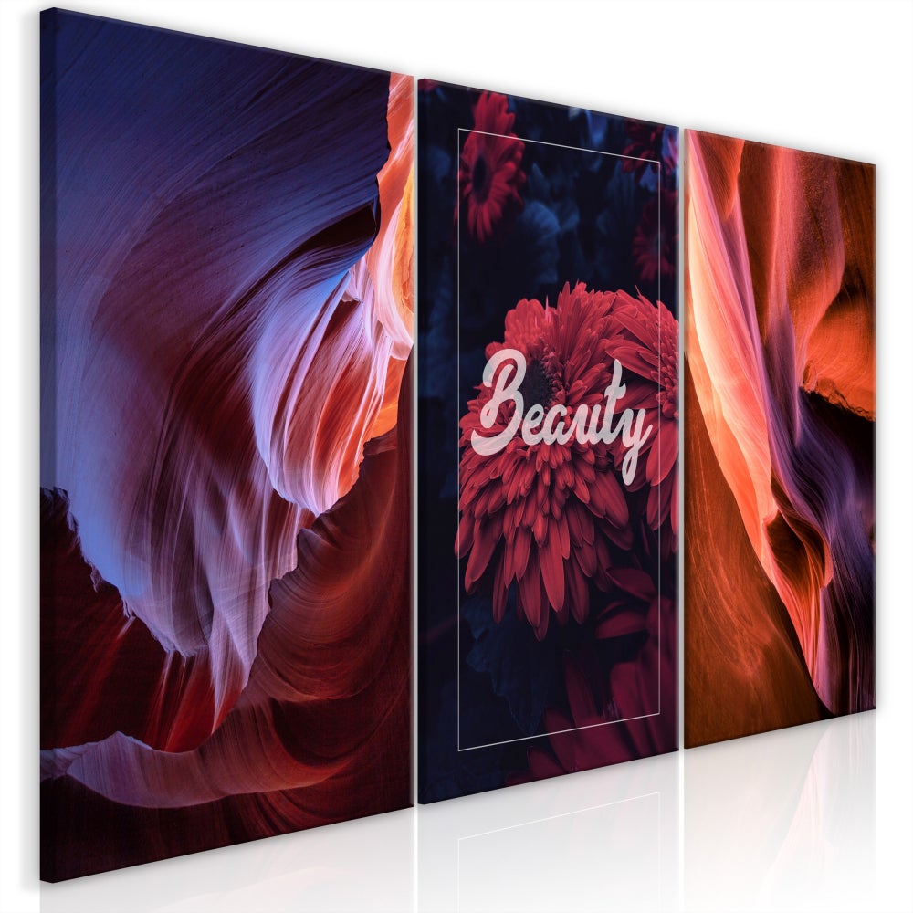 Tableau - Beauty of Canyons (3 Parts) 120 x 60 cm Artgeist | Leroy Merlin