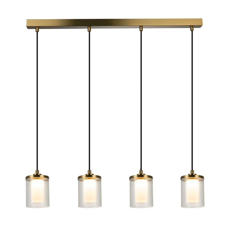 Suspension Luminaire LED 29W Variable Doré Zambelis 23020 - Blanc chaud ...