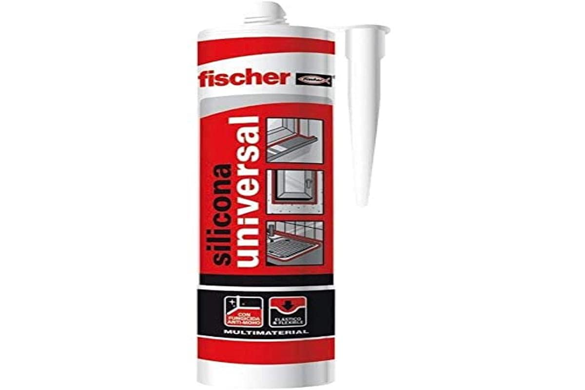 Fischer - Silicone universale nero per sigillare superfici non porose e ...