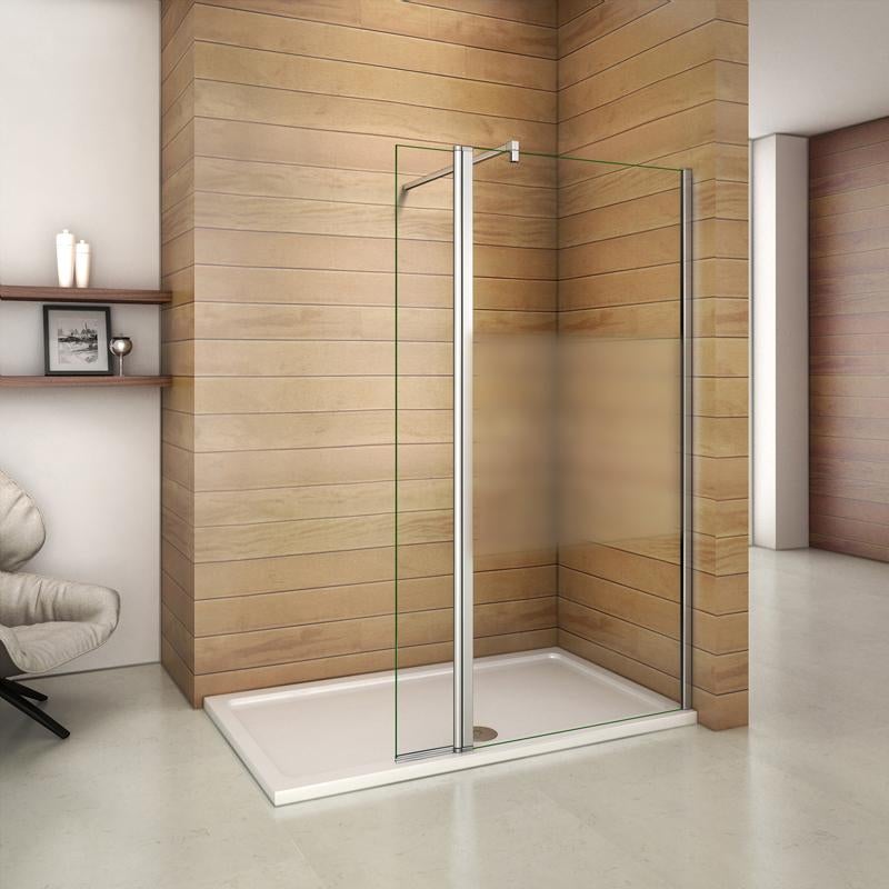 Aica Paroi De Douche Pivotante 140x200cm+30x200cm Paroi À L'italienne ...