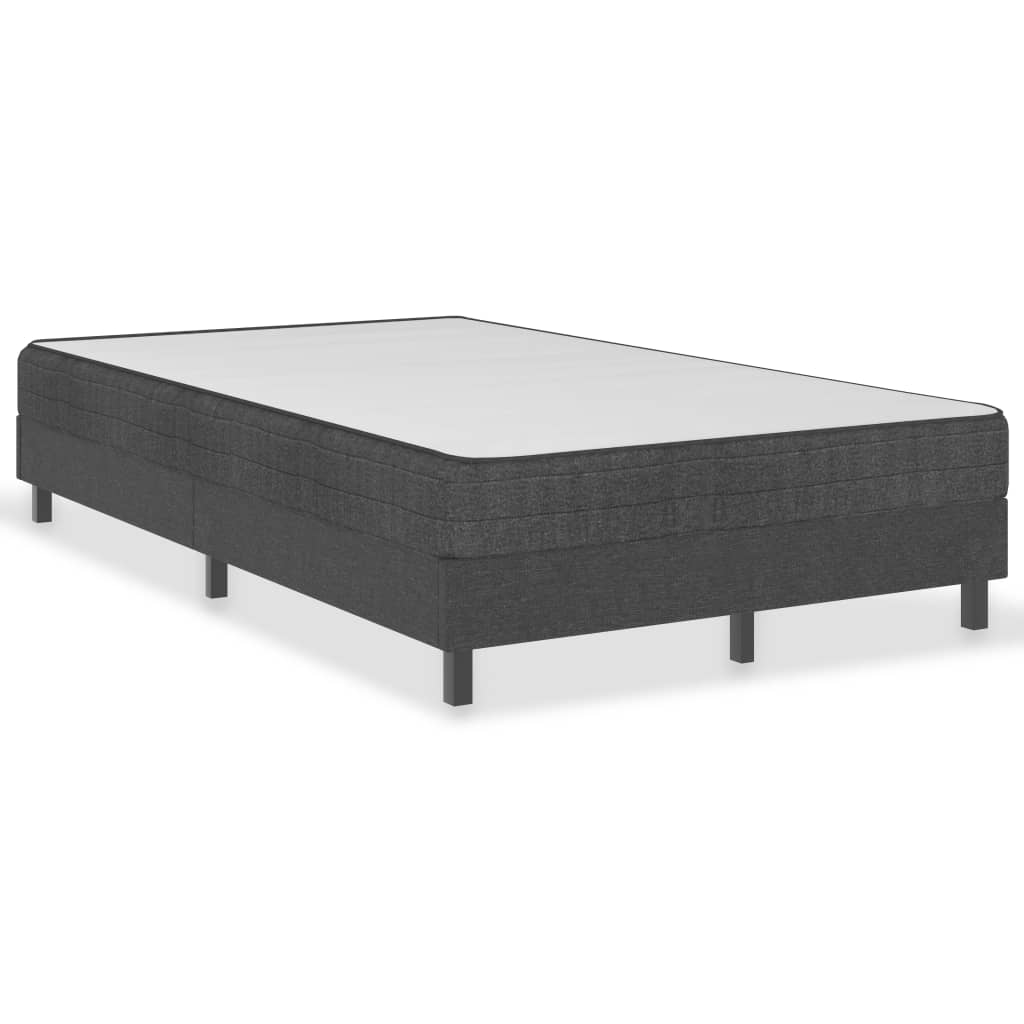 Cama box spring tela gris oscuro 120x200 cm | Leroy Merlin