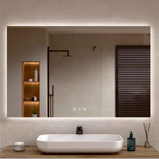 Espejos led rectangulares: compra online | Leroy Merlin