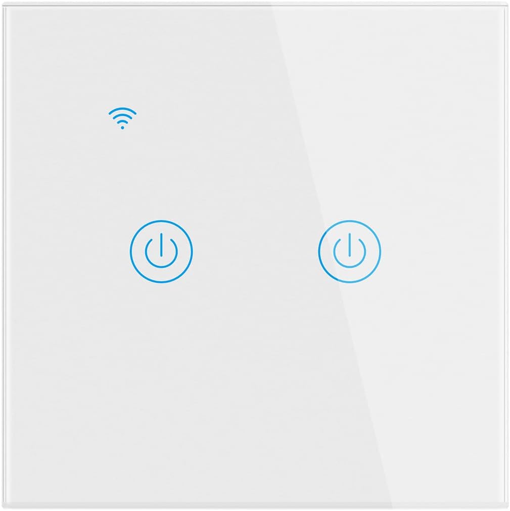 Interrupteur mural tactile + télécommande sans fil commande vocale ...