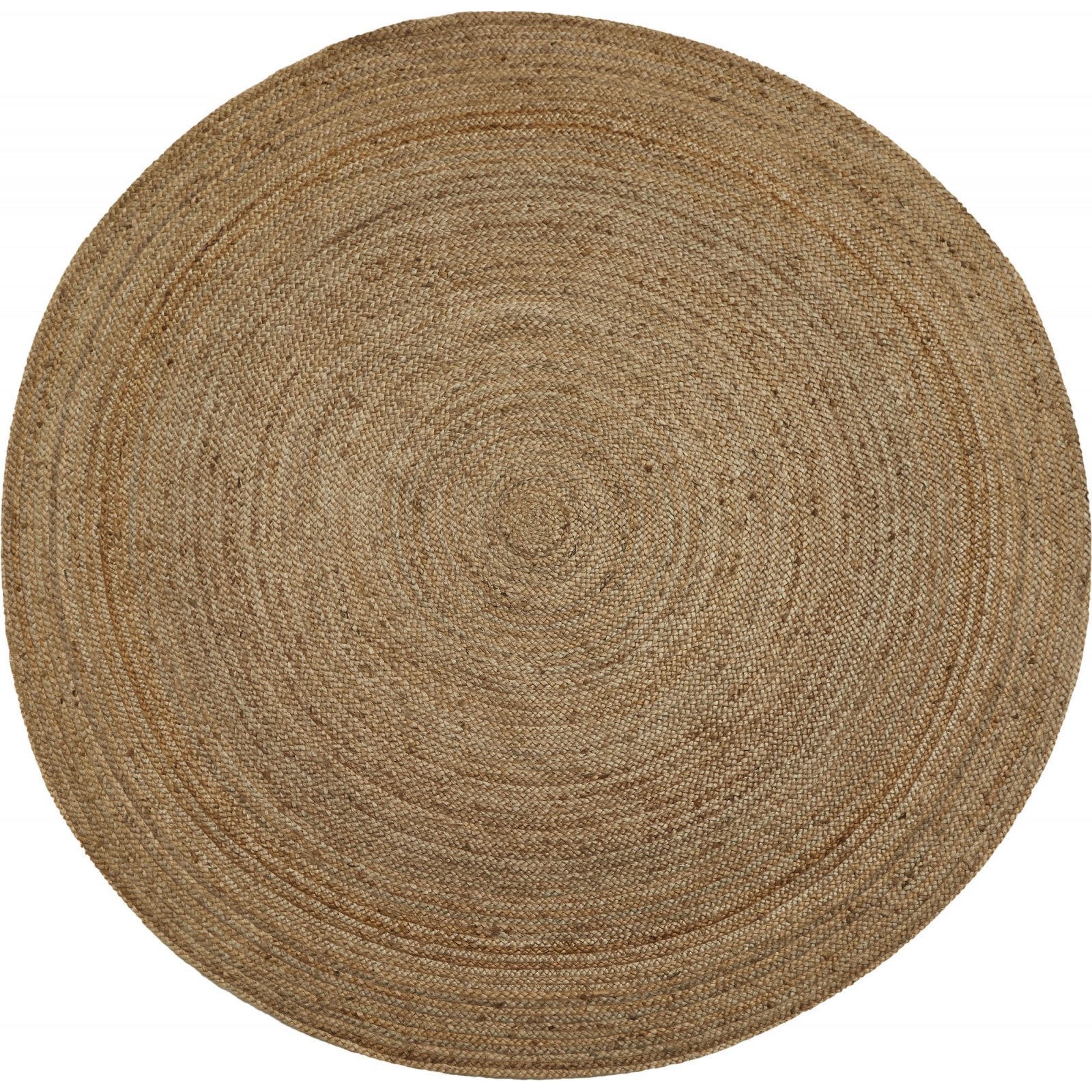 Tapis rond en jute 90 x 90 x 1 cm Tapis marron | Leroy Merlin