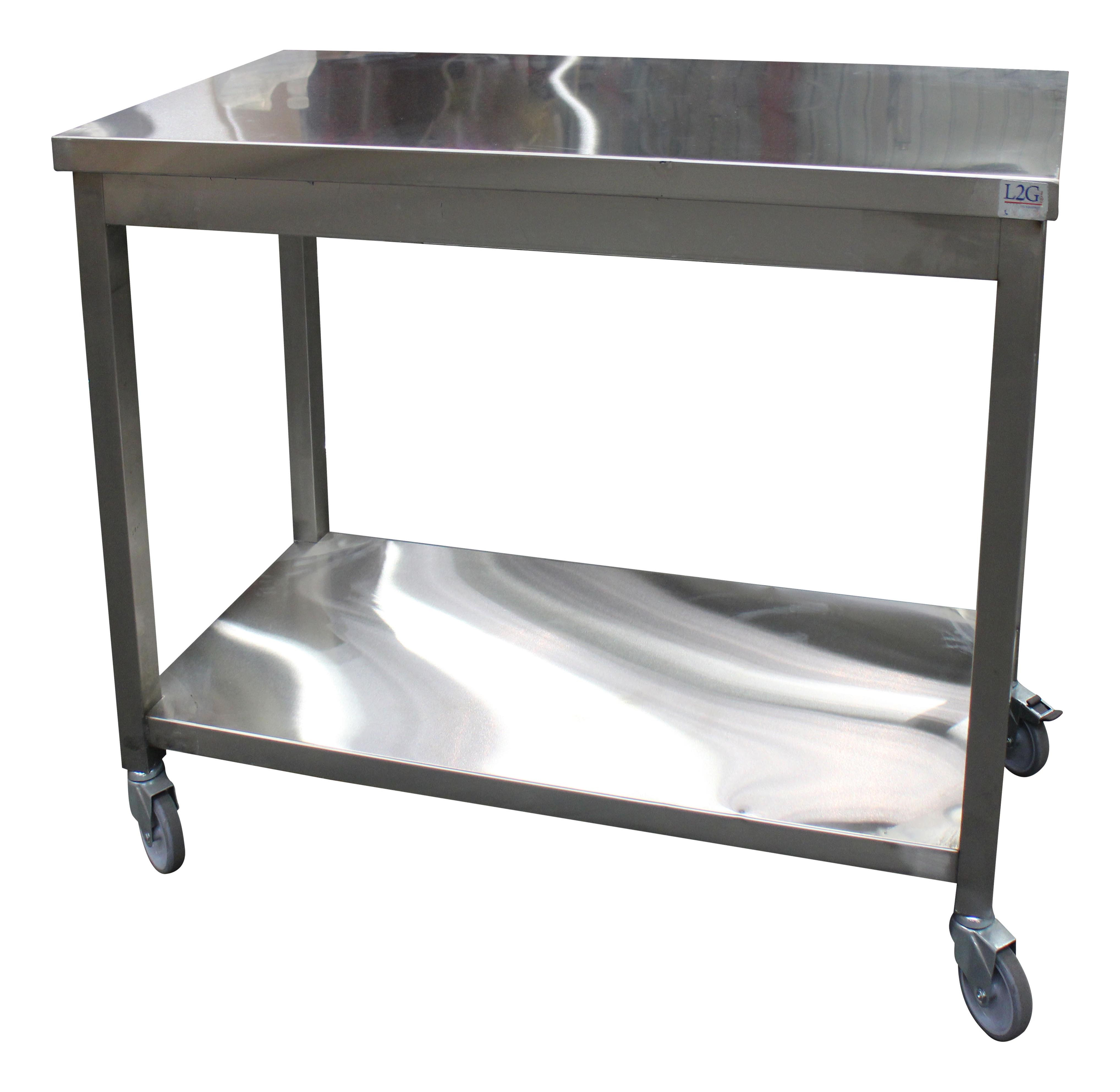 Table de Service Inox Soudée - L2G | Leroy Merlin