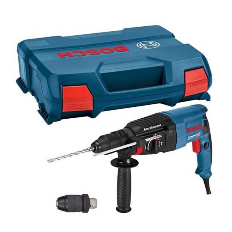 BOSCH MARTILLO GBH .2-25F 800W.2 KG.+PORTABROCA PERCUTOR/ROMPEDOR BOX ...