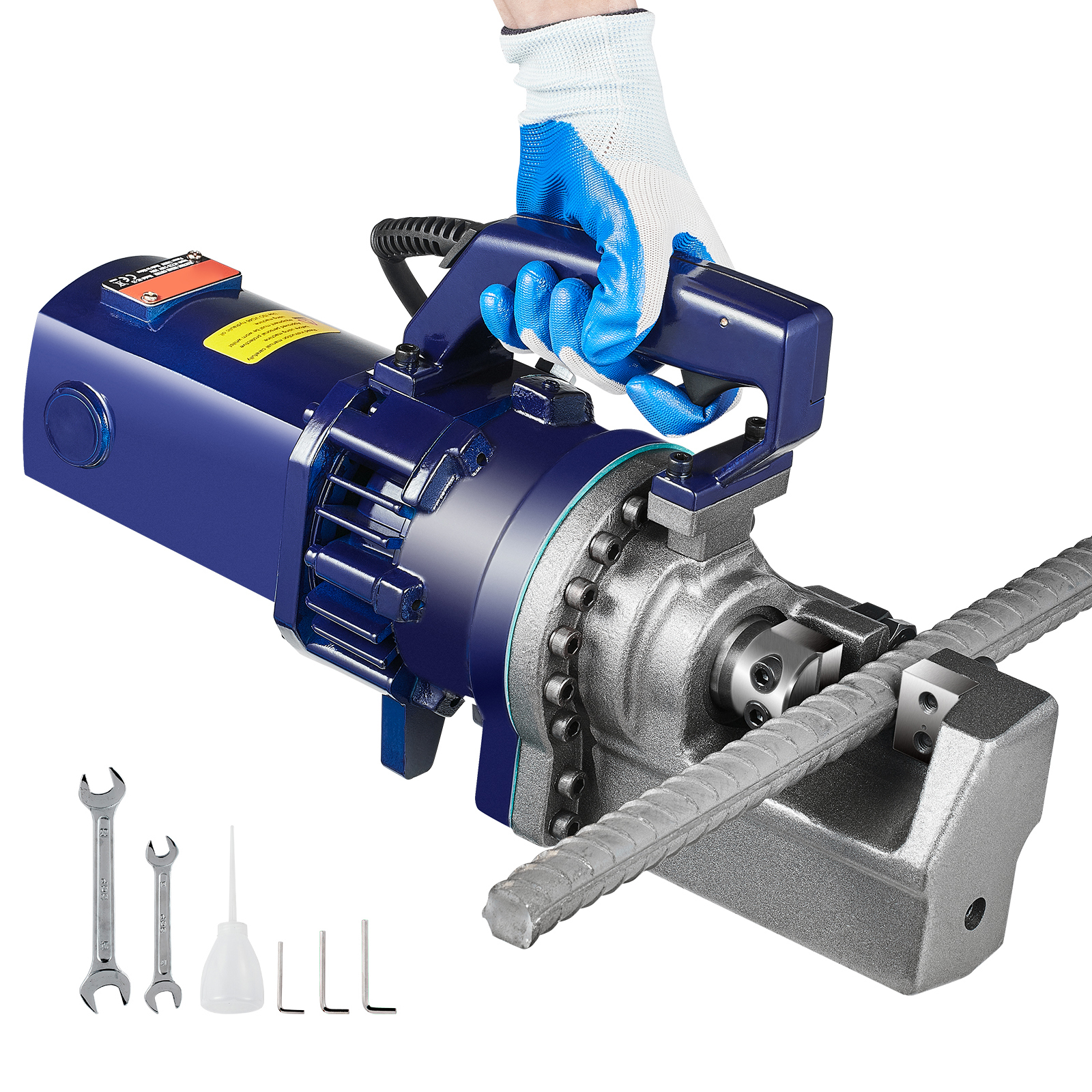 Cortadora hidráulica eléctrica 1700W, 5-25mm, portátil, acero de alta potencia, 220V, maletín y ...