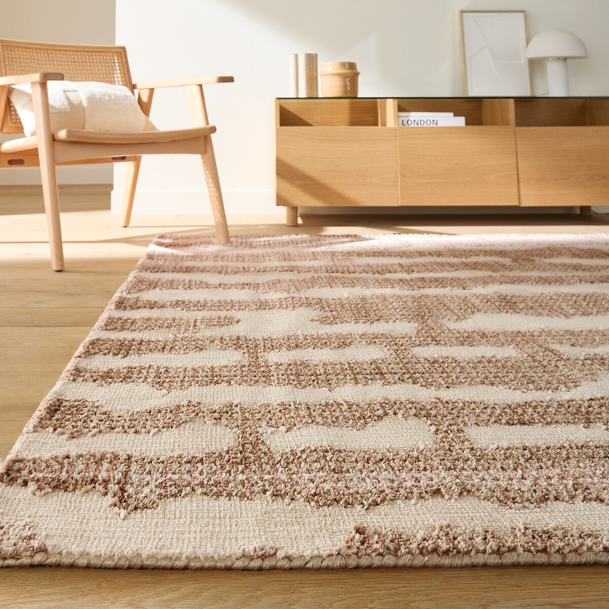 Tapis Tonea - Ecru/beige - 200 x 290 cm | Leroy Merlin