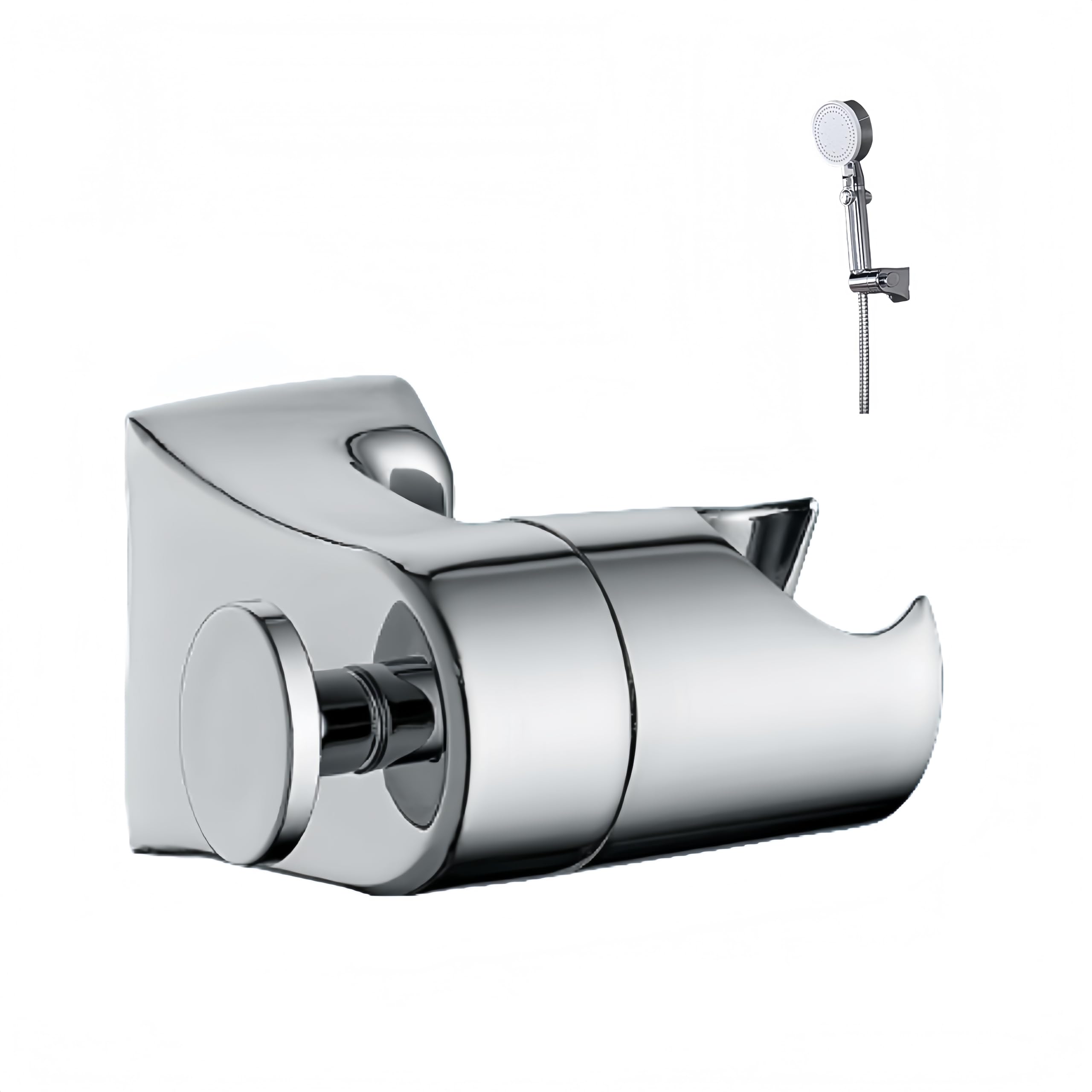 Support de douche robuste à 360° - Réglable - Avec accessoires de ...