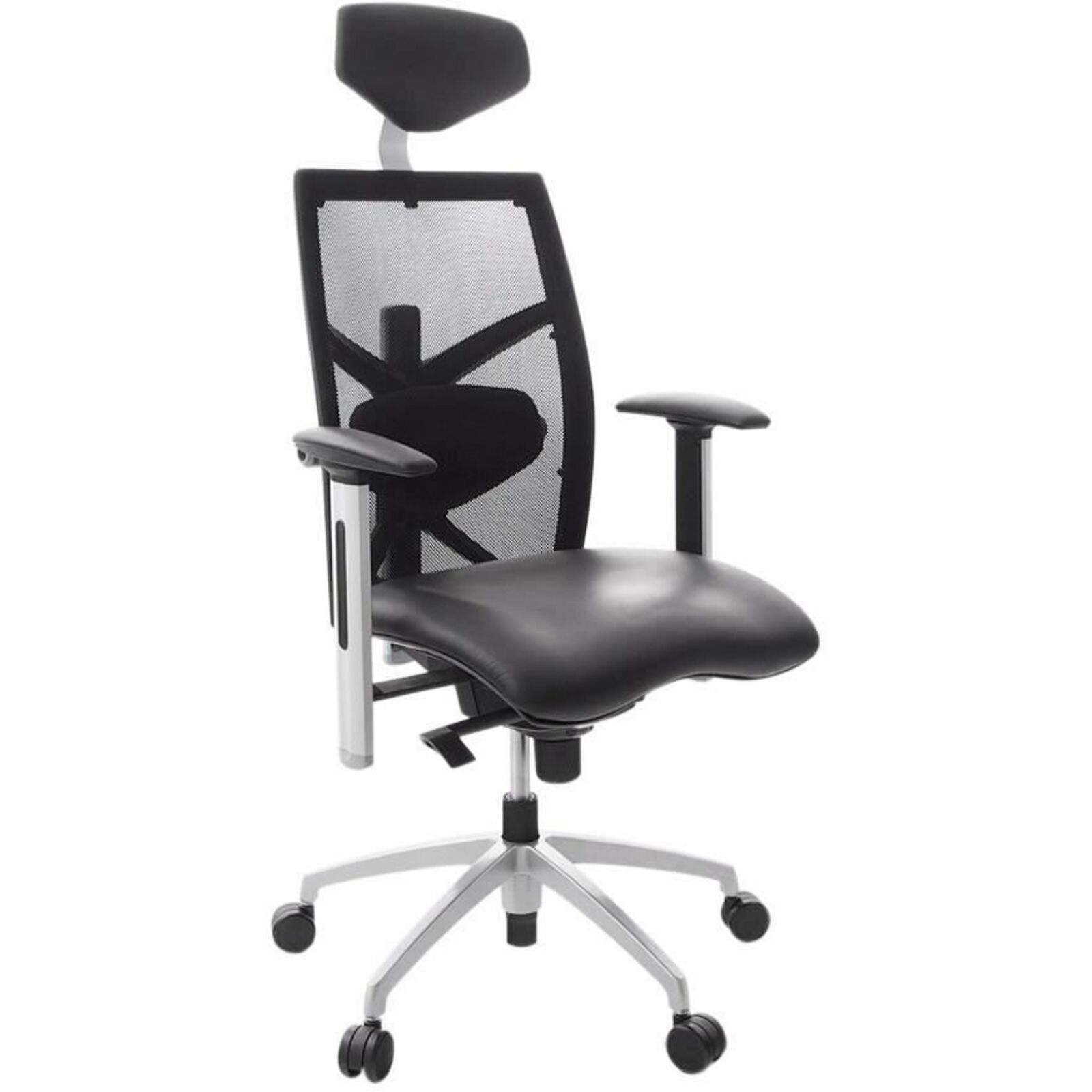 Fauteuil de bureau osaka 70 x 63 x 133 cm Noir | Leroy Merlin