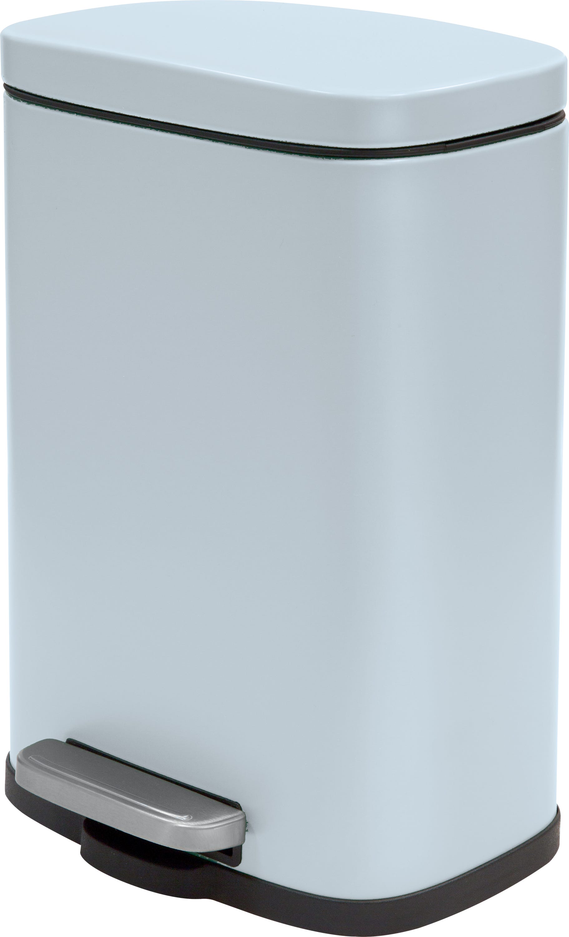 Poubelle de salle de bain Akira bleu clair 5L | Leroy Merlin