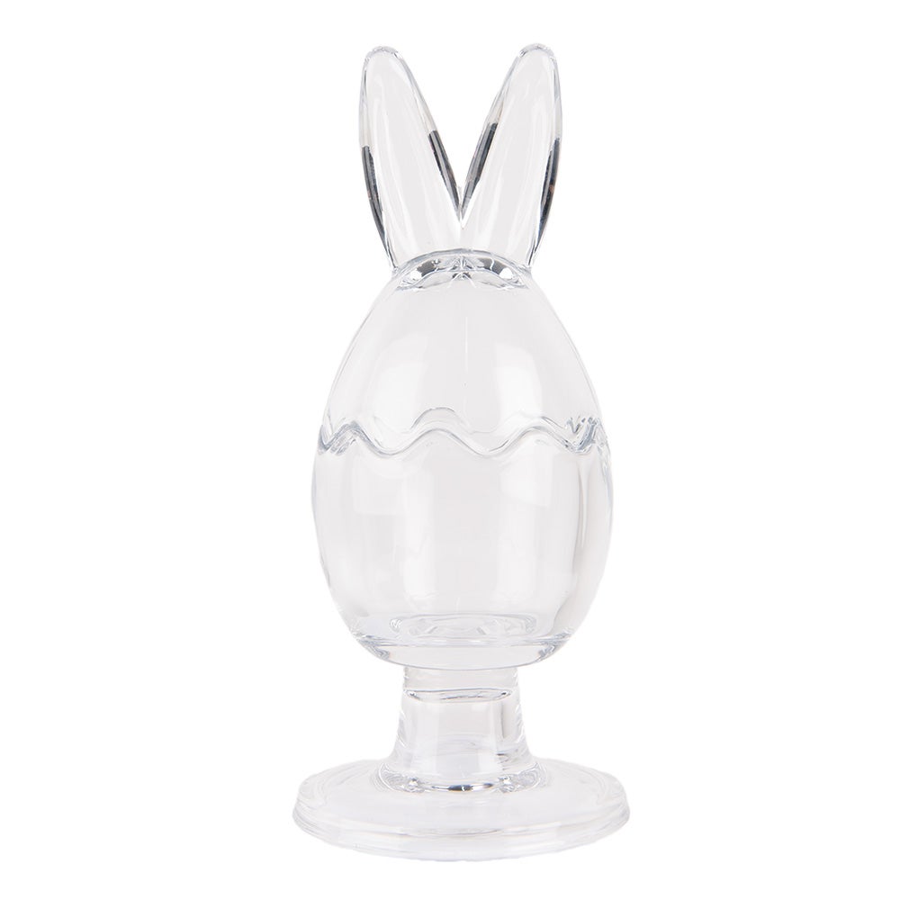 Clayre & Eef Pot en verre Œuf Ø 9x22 cm Transparent | Leroy Merlin
