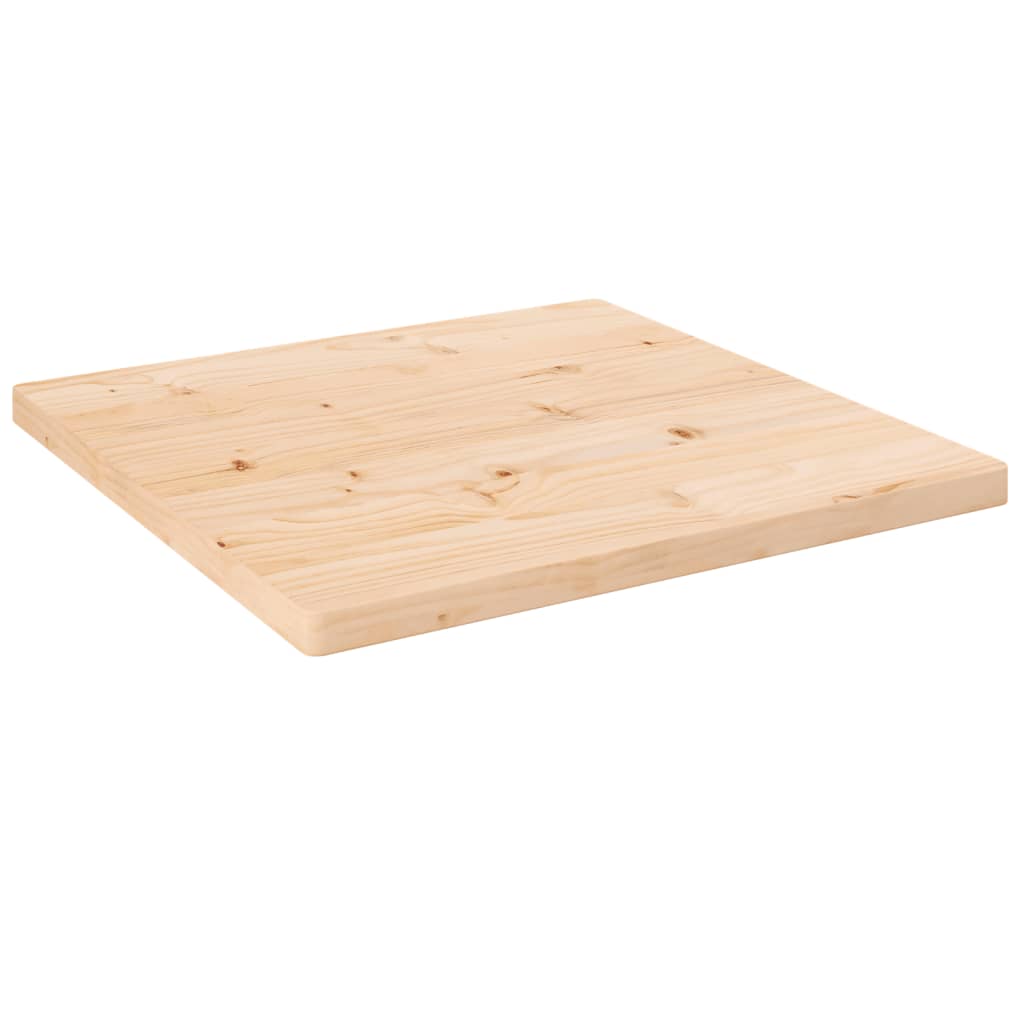 Tablero de mesa cuadrado madera maciza de pino 60x60x2,5 cm | Leroy Merlin